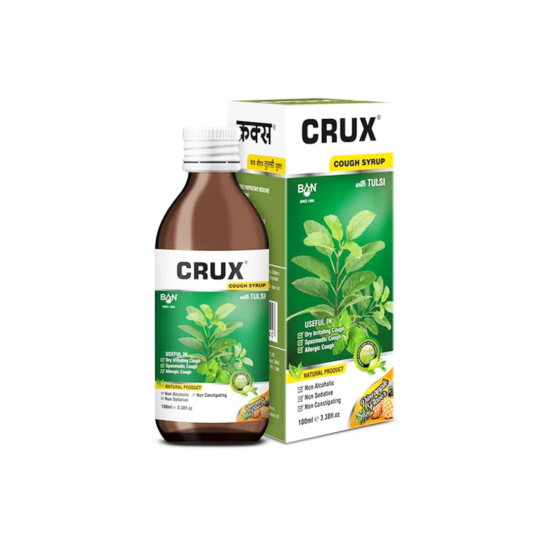 Crux Cough Syrup (100ml) – Ban Labs – AyuSadhya