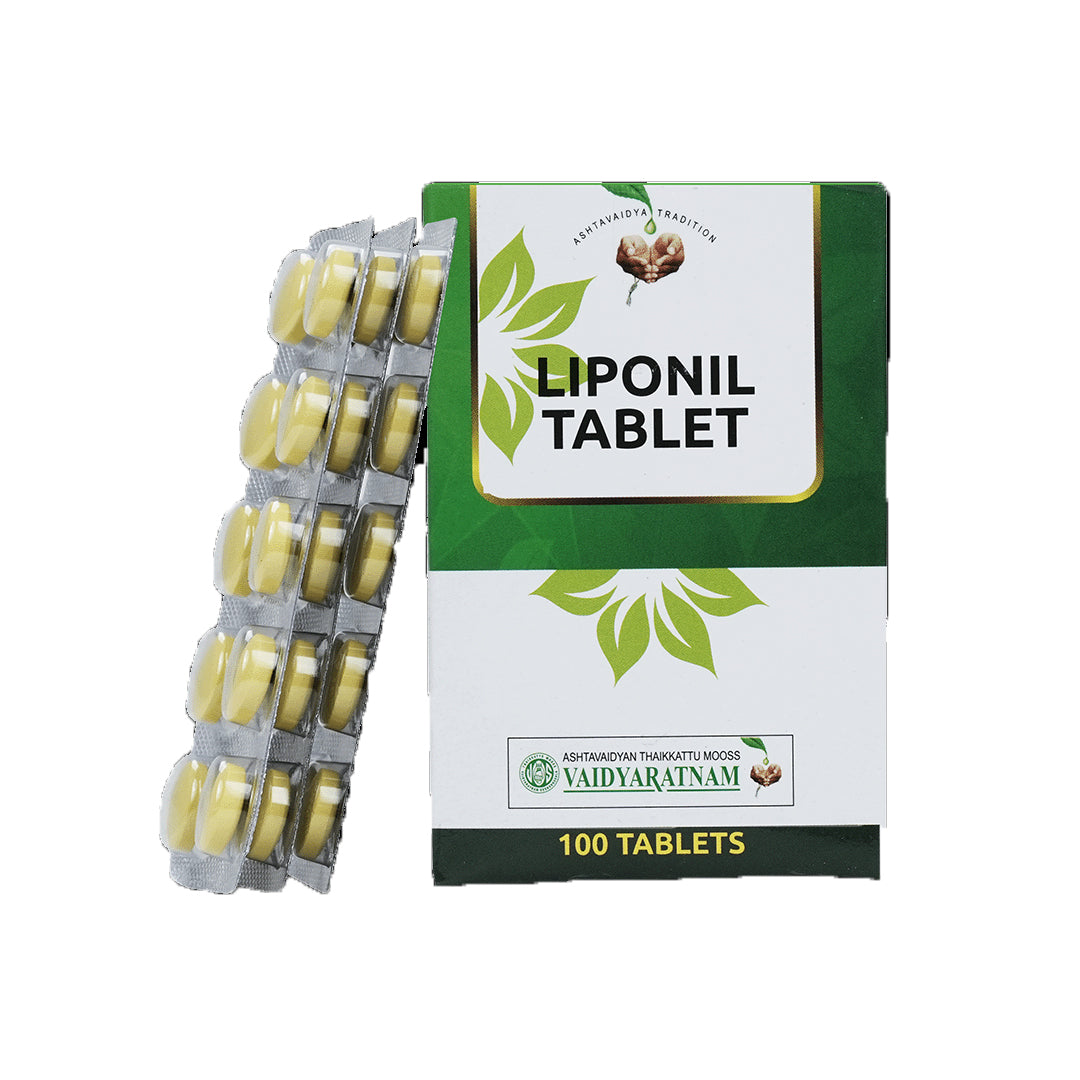 Liponil Tablet (10Tabs) – Vaidyaratnam – AyuSadhya