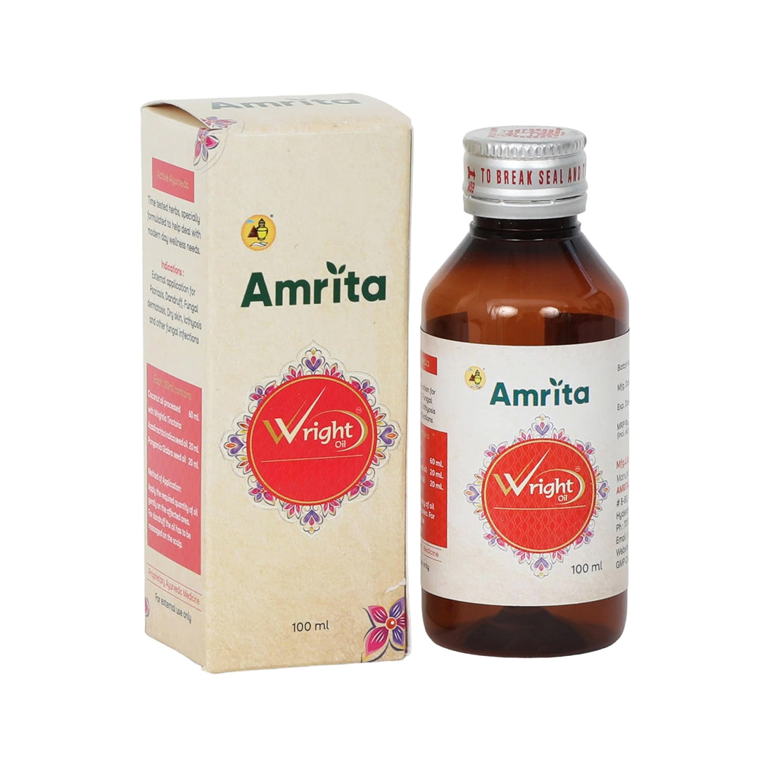 Wright Oil (60ml) – Amrita Drugs – AyuSadhya